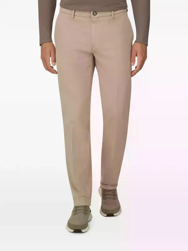 Boggi Milano Trousers In Stretch Cotton