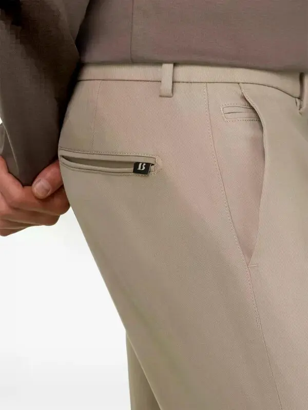 Boggi Milano Trousers In Stretch Cotton