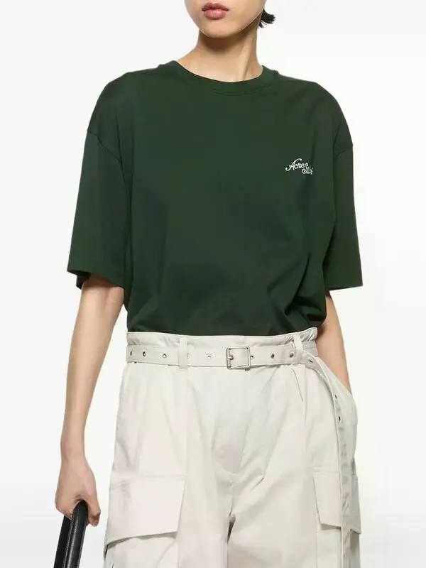 Acne Studios Jersey T-shirt With Logo
