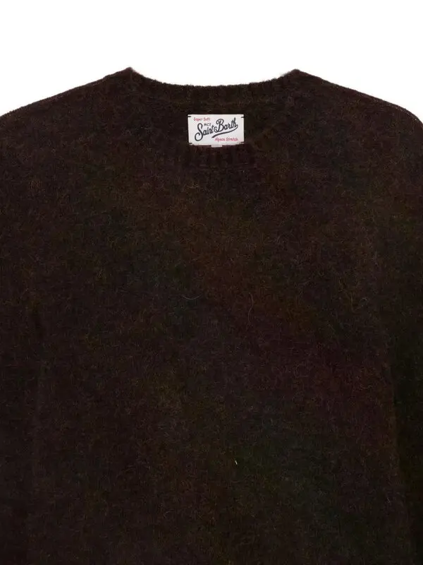 MC2 SAINT BARTH Brushed-knit Crew-neck Sweater