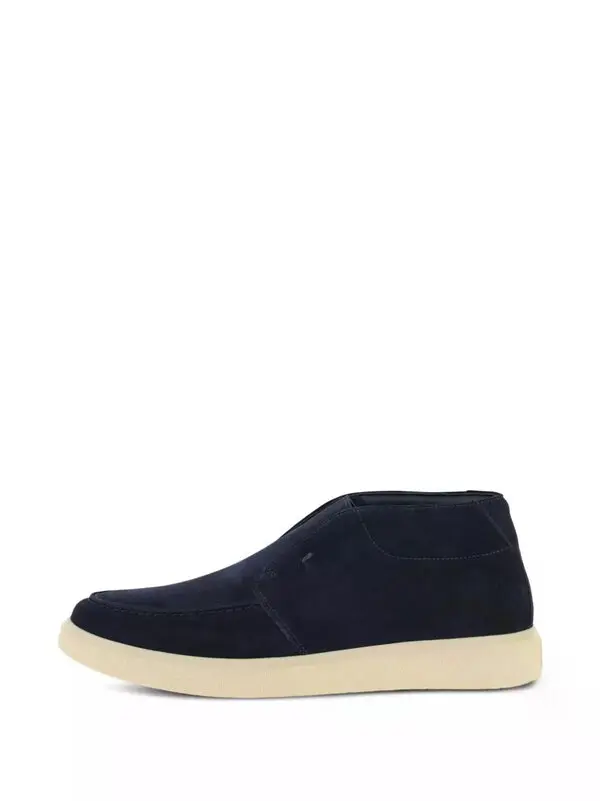 Boggi Milano Cirrus Suede Ankle Boots - Blue