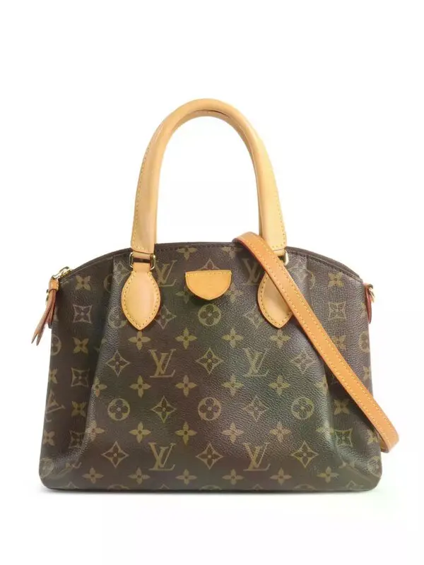 LOUIS VUITTON Pm Rivoli Monogram Tote Bag - Brown