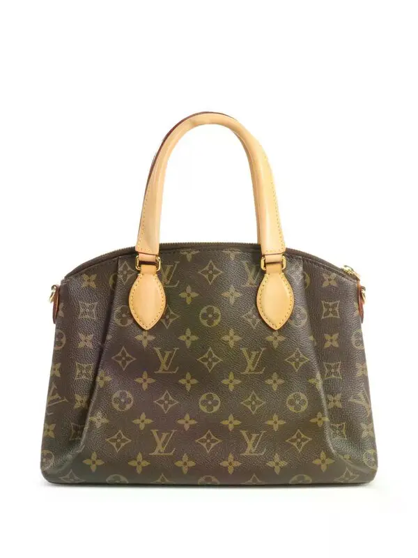 LOUIS VUITTON Pm Rivoli Monogram Tote Bag - Brown
