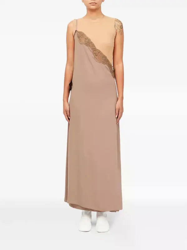 MAISON MARGIELA Lace-detail Maxi Dress