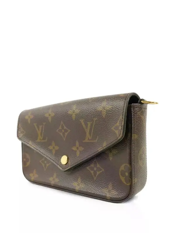 LOUIS VUITTON Monogram Felicie Strap & Go Shoulder Bag