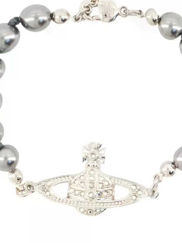 VIVIENNE WESTWOOD Mini Bas Relief Bracelet - Silver