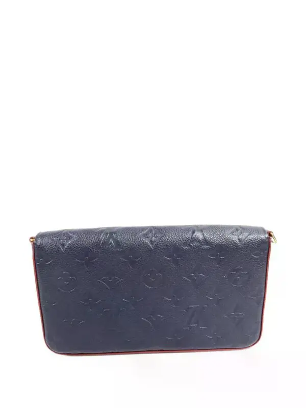 LOUIS VUITTON Pochette Felicie Monogram Empreinte Clutch Bag