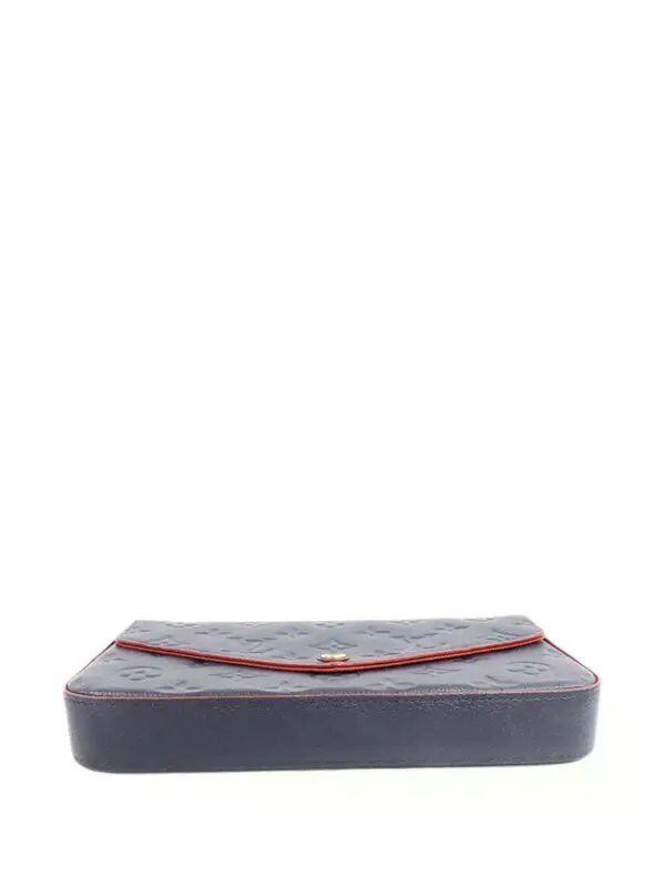 LOUIS VUITTON Pochette Felicie Monogram Empreinte Clutch Bag
