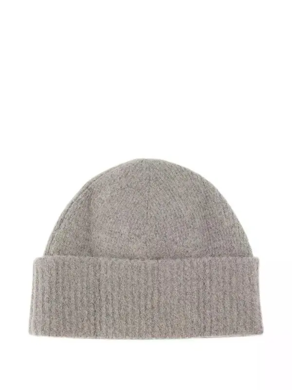AMI Paris Alpaca Beanie With De Coeur