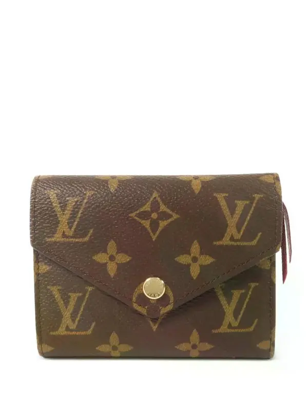 LOUIS VUITTON Monogram Victorine Trifold Wallet - Brown