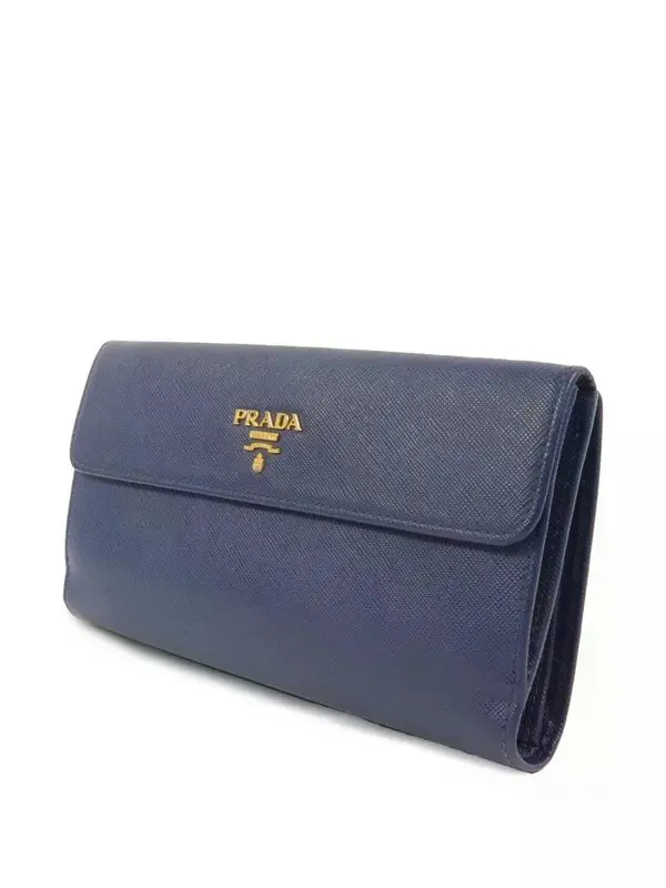 Prada Saffiano Leather Long Wallet