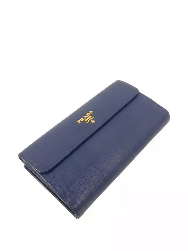 Prada Saffiano Leather Long Wallet