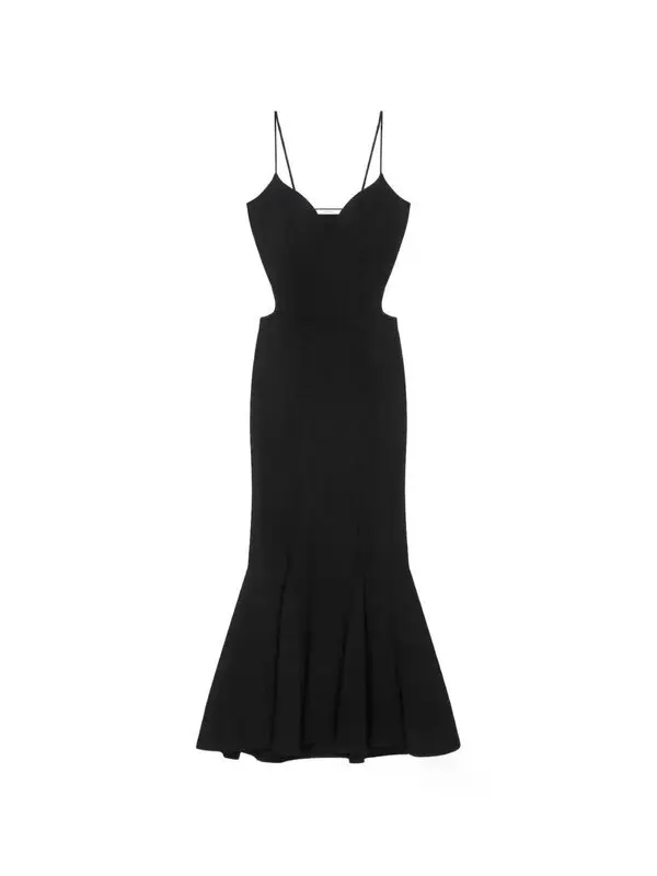 Givenchy Long Dress In Knit - Black