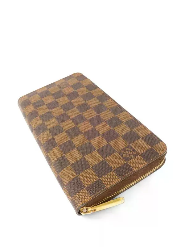 LOUIS VUITTON Damier Ebene Zippy Long Wallet