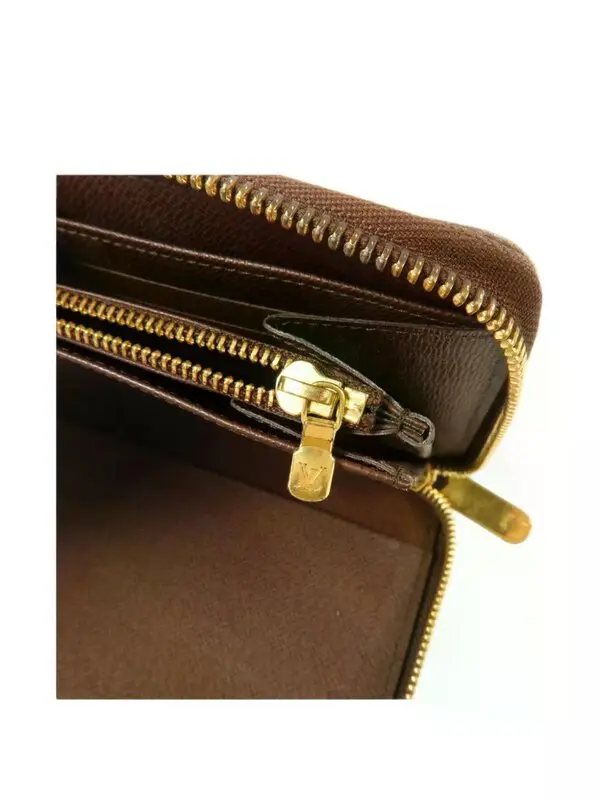 LOUIS VUITTON Damier Ebene Zippy Long Wallet