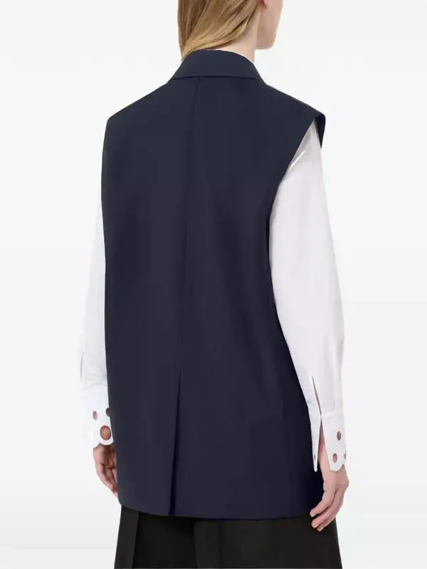 Max Mara Sleeveless Wool Waistcoat