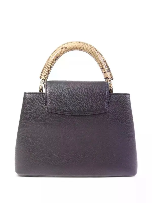 LOUIS VUITTON Capucines Bb Tote Bag - Black