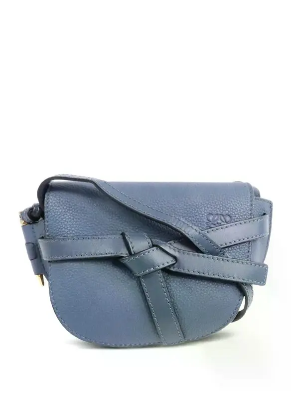 Loewe Mini Gate Shoulder Bag - Blue