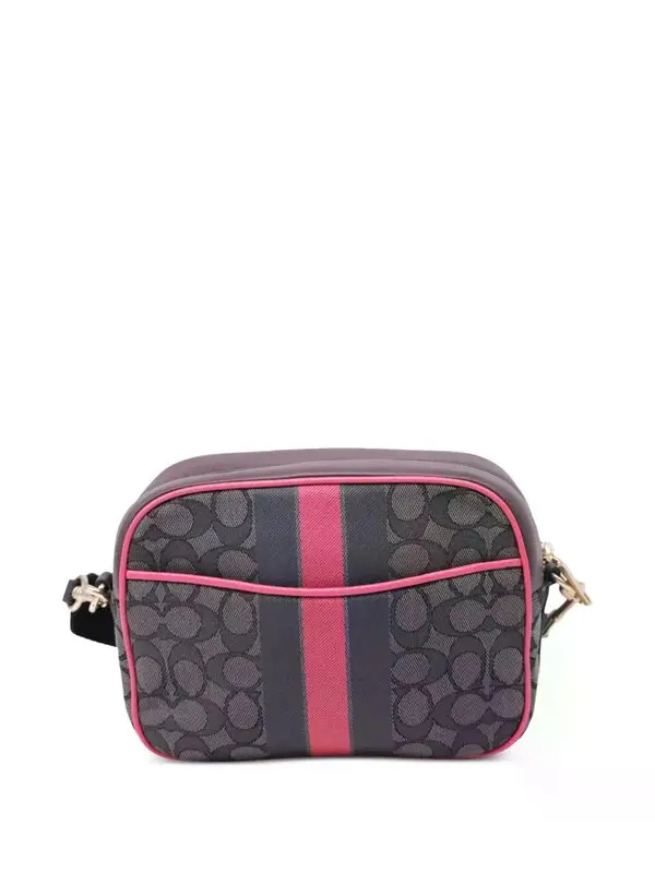 COACH VINTAGE Signature Jacquard Mini Dempsey Camera Bag