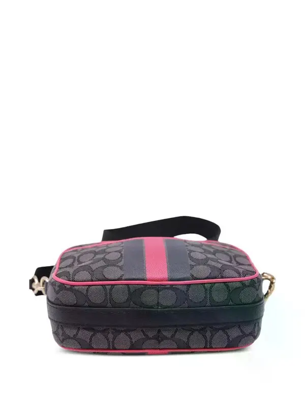 COACH VINTAGE Signature Jacquard Mini Dempsey Camera Bag