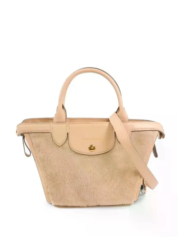 Longchamp Le Pliage Héritage Panelled Tote Bag - Neutrals
