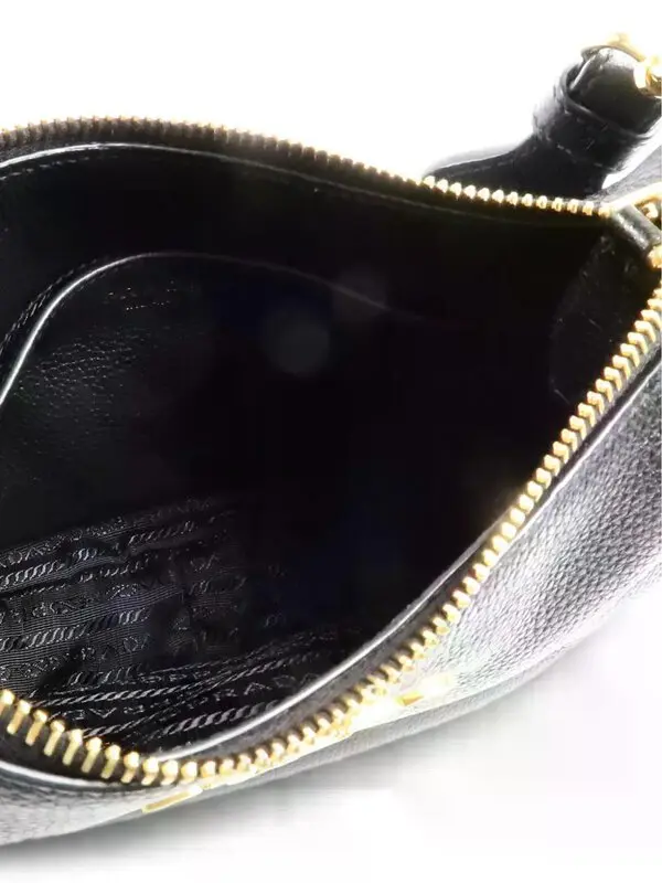Prada Vitello Phenix Shoulder Bag - Black