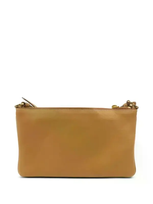 Prada Enamel Triangle Logo Shoulder Bag
