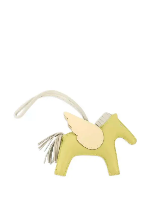 Hermès Mm Rodeo Pegase Bag Charm - Yellow