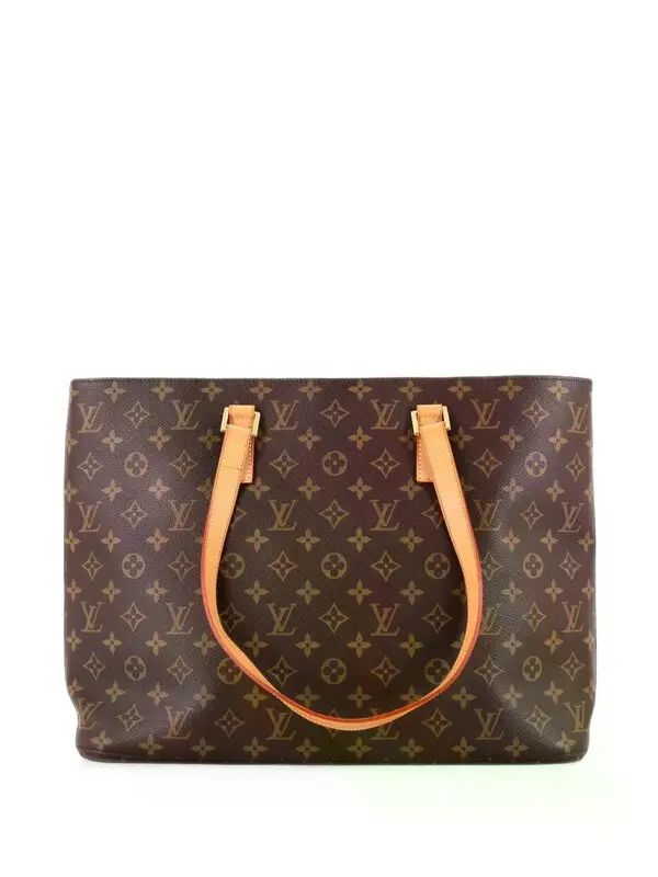 LOUIS VUITTON Luco Handbag Monogram Canvas Tote Bag - Brown