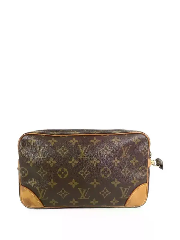 LOUIS VUITTON Gm Marly Dragonne Monogram Clutch Bag