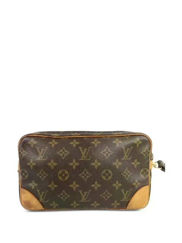 LOUIS VUITTON Gm Marly Dragonne Monogram Clutch Bag