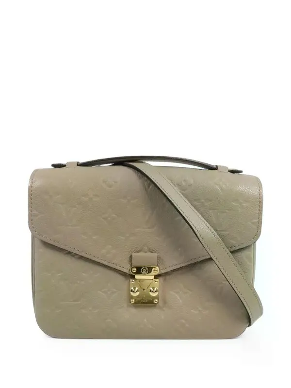 LOUIS VUITTON Pochette Métis Monogram Empreinte Shoulder Bag - Brown