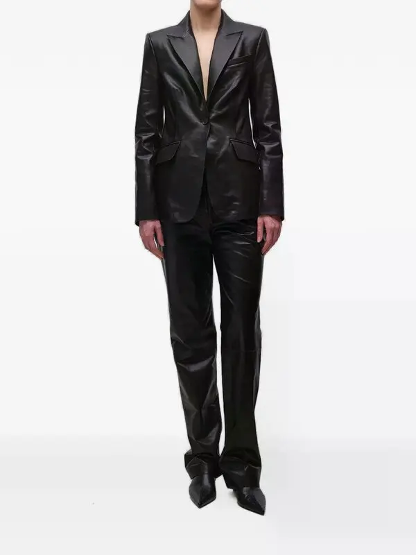 Simkhai Ambrine Leather Trousers - Black