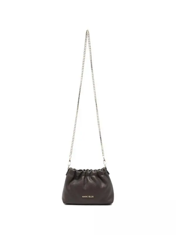 MARC ELLIS Zoedo Grained-leather Shoulder Bag