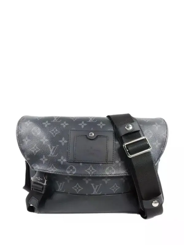 LOUIS VUITTON Pm Monogram Eclipse Voyager Messenger Bag