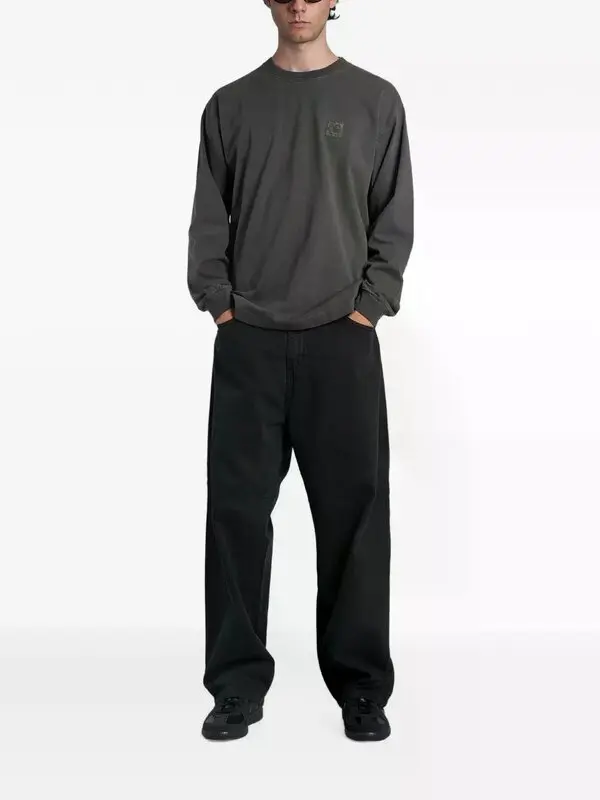 Carhartt Work In Progress Logo-patch Wide-leg Jeans