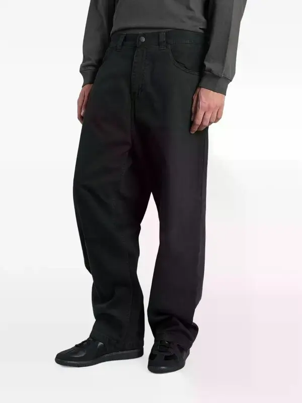 Carhartt Work In Progress Logo-patch Wide-leg Jeans