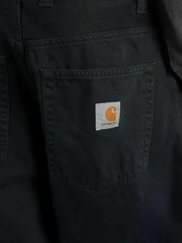 Carhartt Work In Progress Logo-patch Wide-leg Jeans