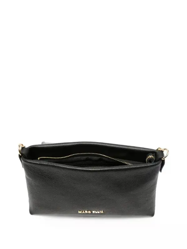 MARC ELLIS Ester Do Logo-plaque Chain-link Shoulder Bag - Black