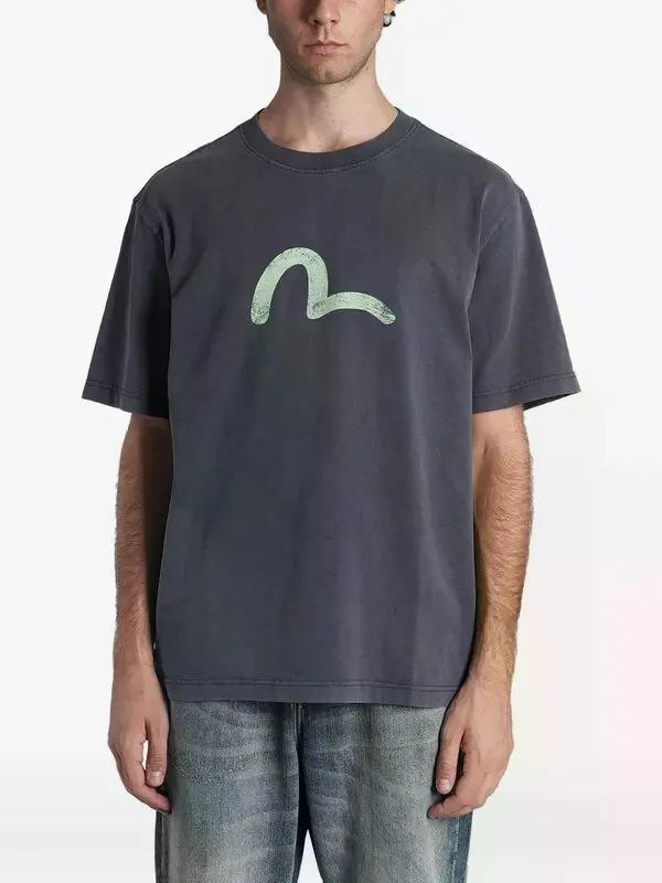 EVISU Ebisu & Seagull Logo-print T-shirt