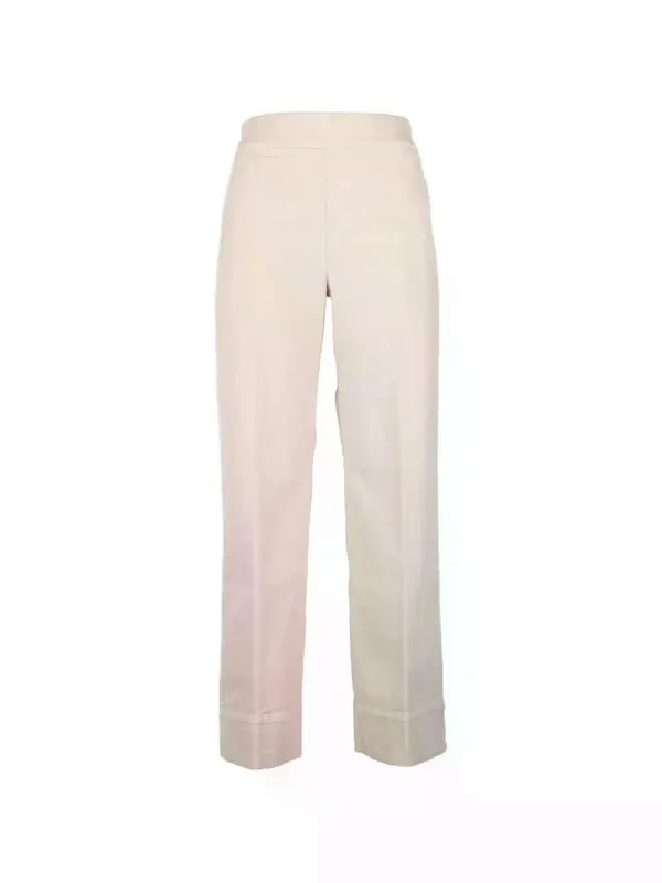 CIGALA'S Elasticated Straight-leg Trousers - Neutrals