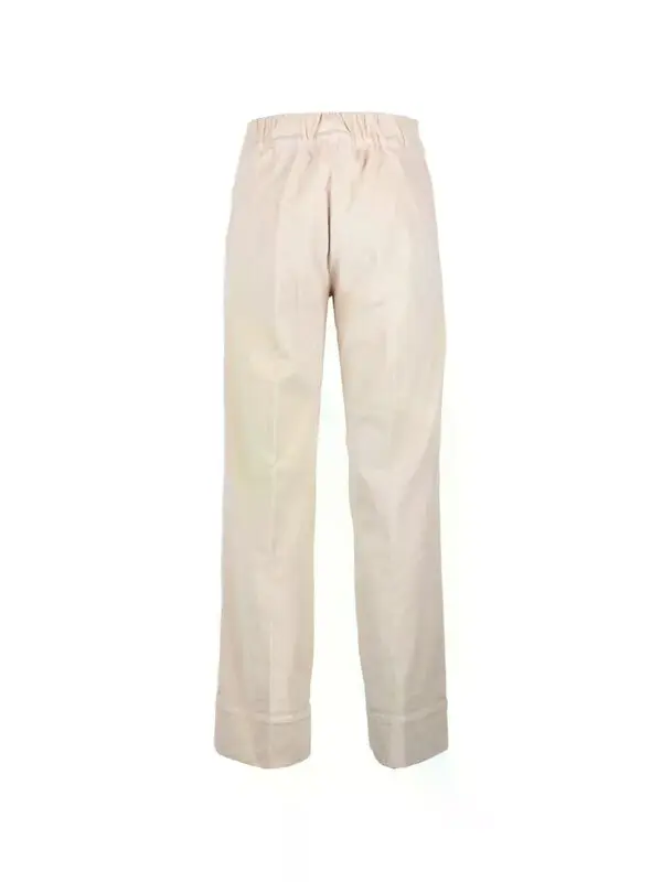 CIGALA'S Elasticated Straight-leg Trousers