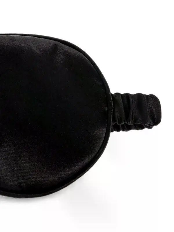 CARNE BOLLENTE Satin-finish Embroidered Eye Mask