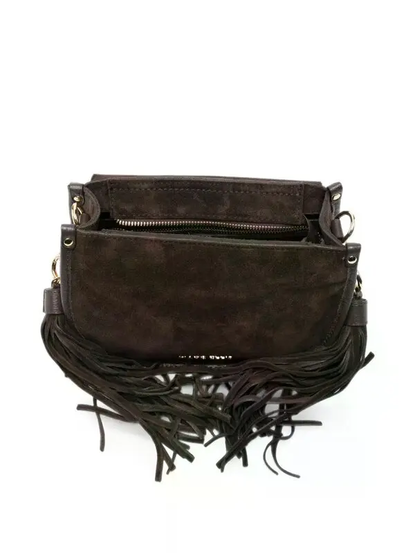 MARC ELLIS Lima M Cm Fringed Suede Shoulder Bag