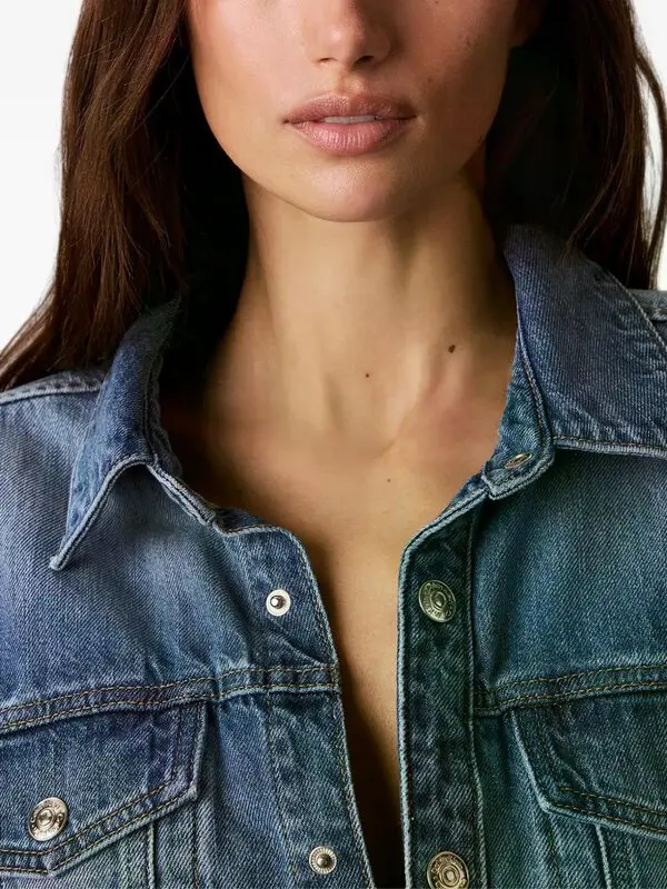 Calvin Klein Button-up Denim Mini Dress