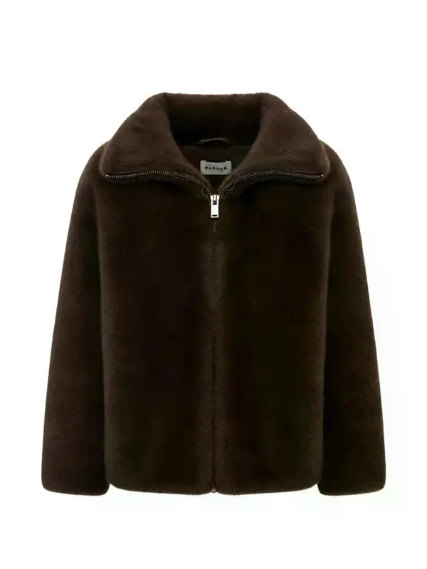 P.a.r.o.s.h Faux-fur Zip-up Jacket