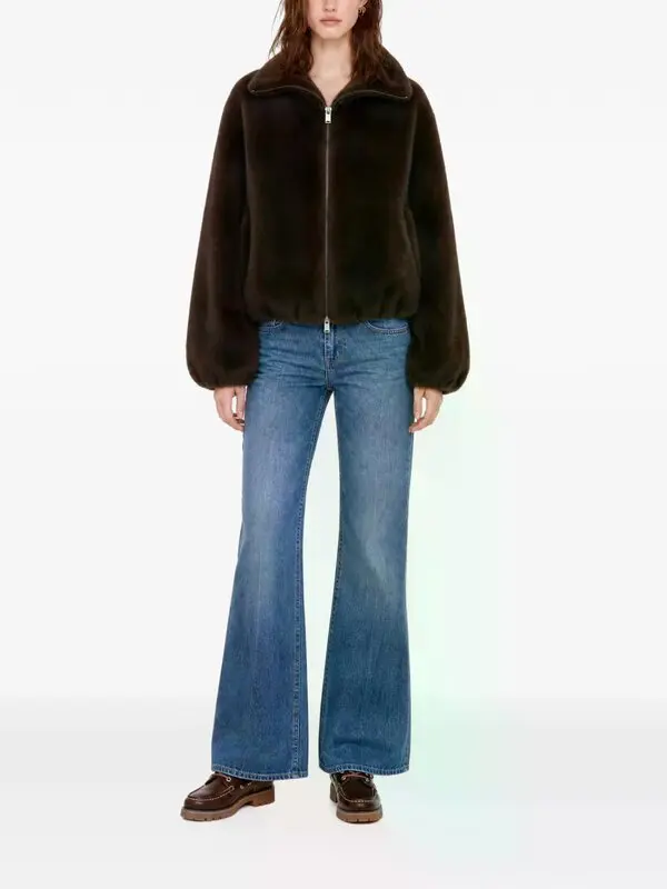 P.a.r.o.s.h Faux-fur Zip-up Jacket