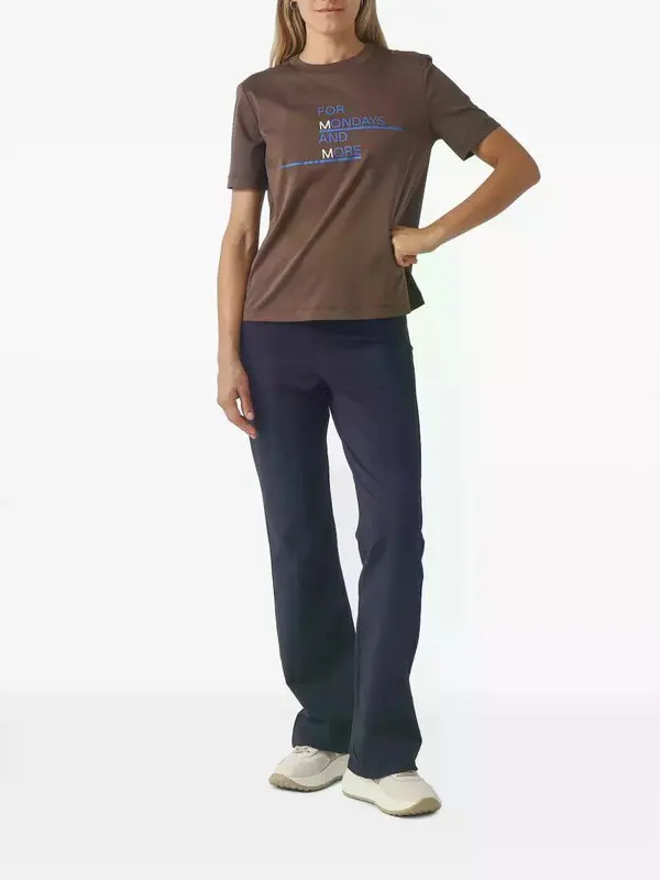Max Mara Rollio Slogan-print T-shirt
