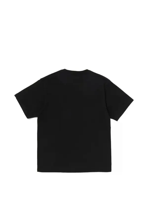 A BATHING APE Ape Head Embroidered T-shirt - Black
