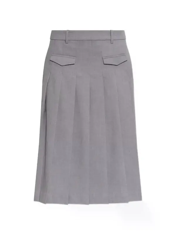 Munthe Vironicae Pleated Midi Skirt